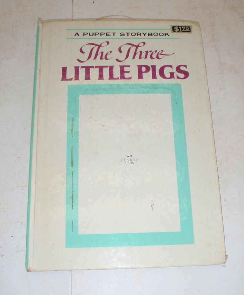 The Three Little Pigs - A Puppet Storybook - Antiquarian & Collectible