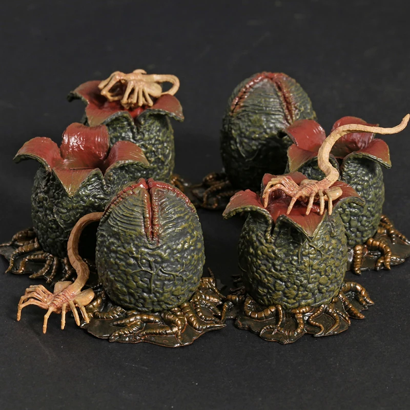 Hiya Toys Aliens Ovomorph Eggs & Facehugger Set for 3.75" Scale (1:18) Figures - Action Figures ...