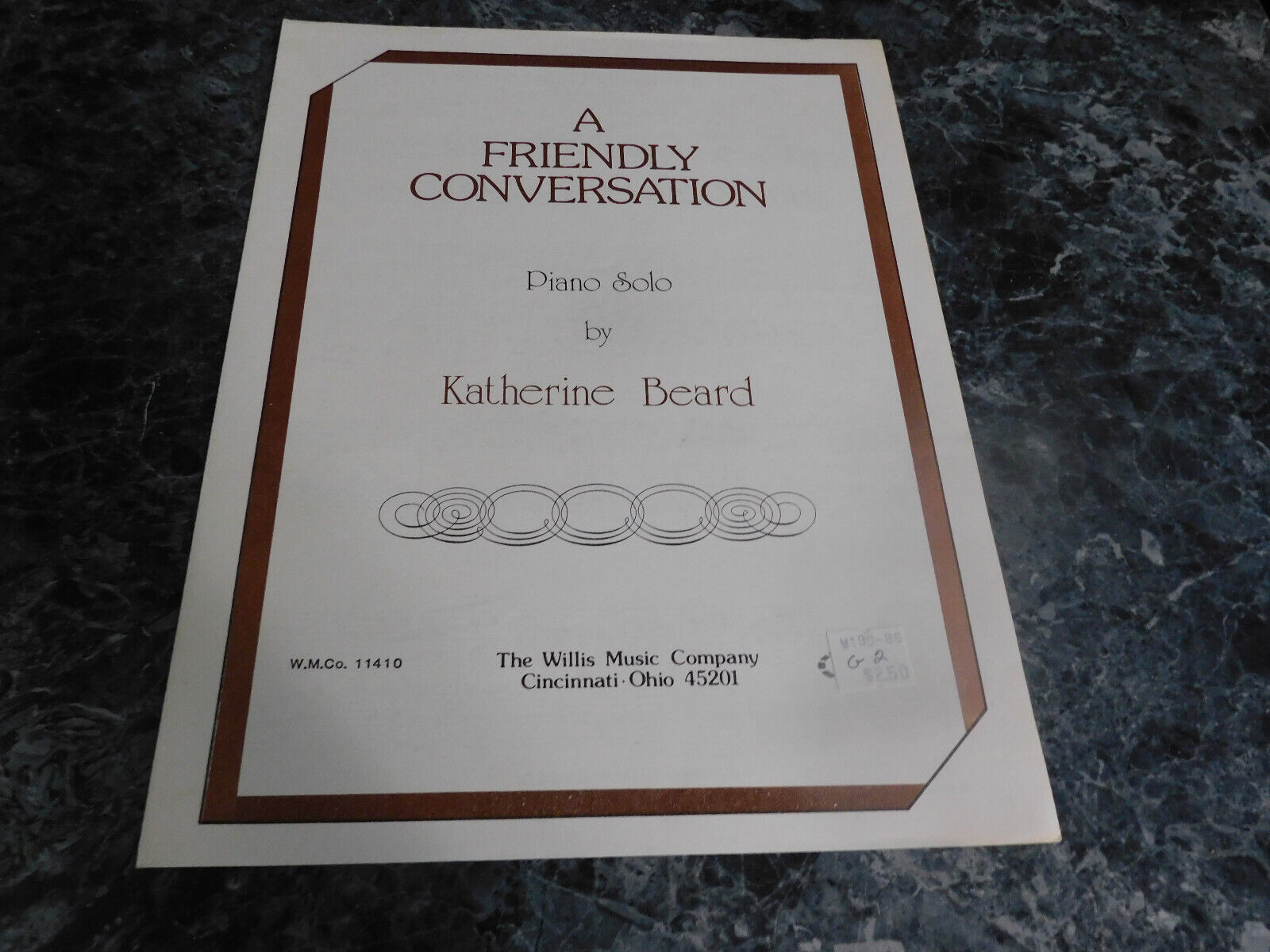 A Friendly Conversation Piano Solo by Katherine Beard - Vintage & Antique