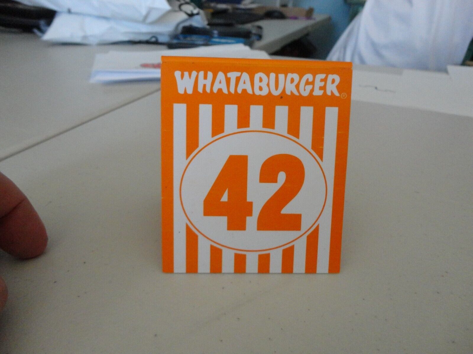 Whataburger Restaurant Tent Table Number #42 lowrider - Other Tabletop ...