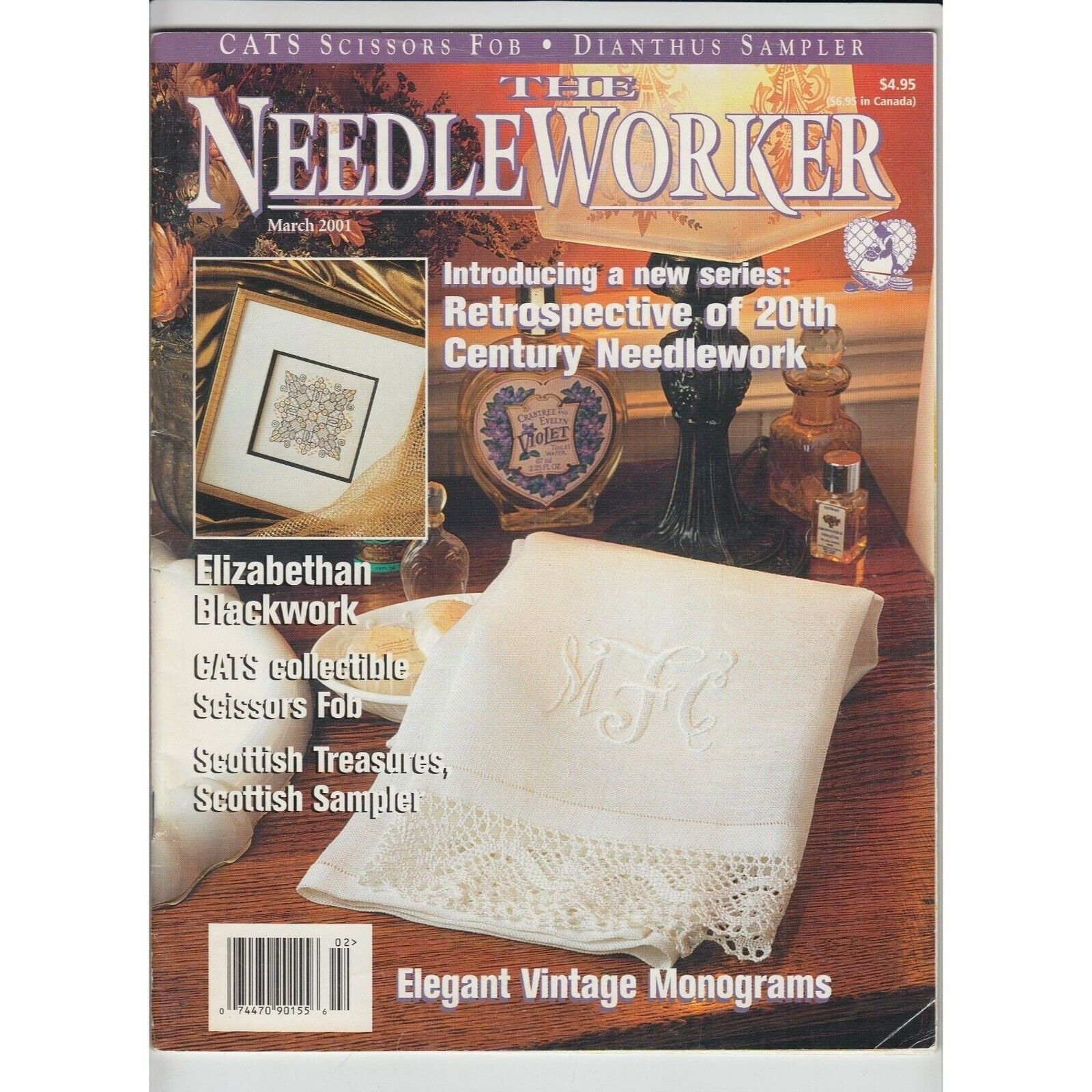 The Needleworker Magazine March 2001 Elizabethan Blackwork Scottish ...