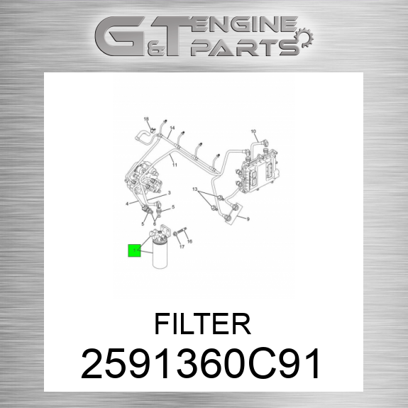2591360C91 FILTER fits INTERNATIONAL TRUCK (NEW AFTERMARKET) - Other ...