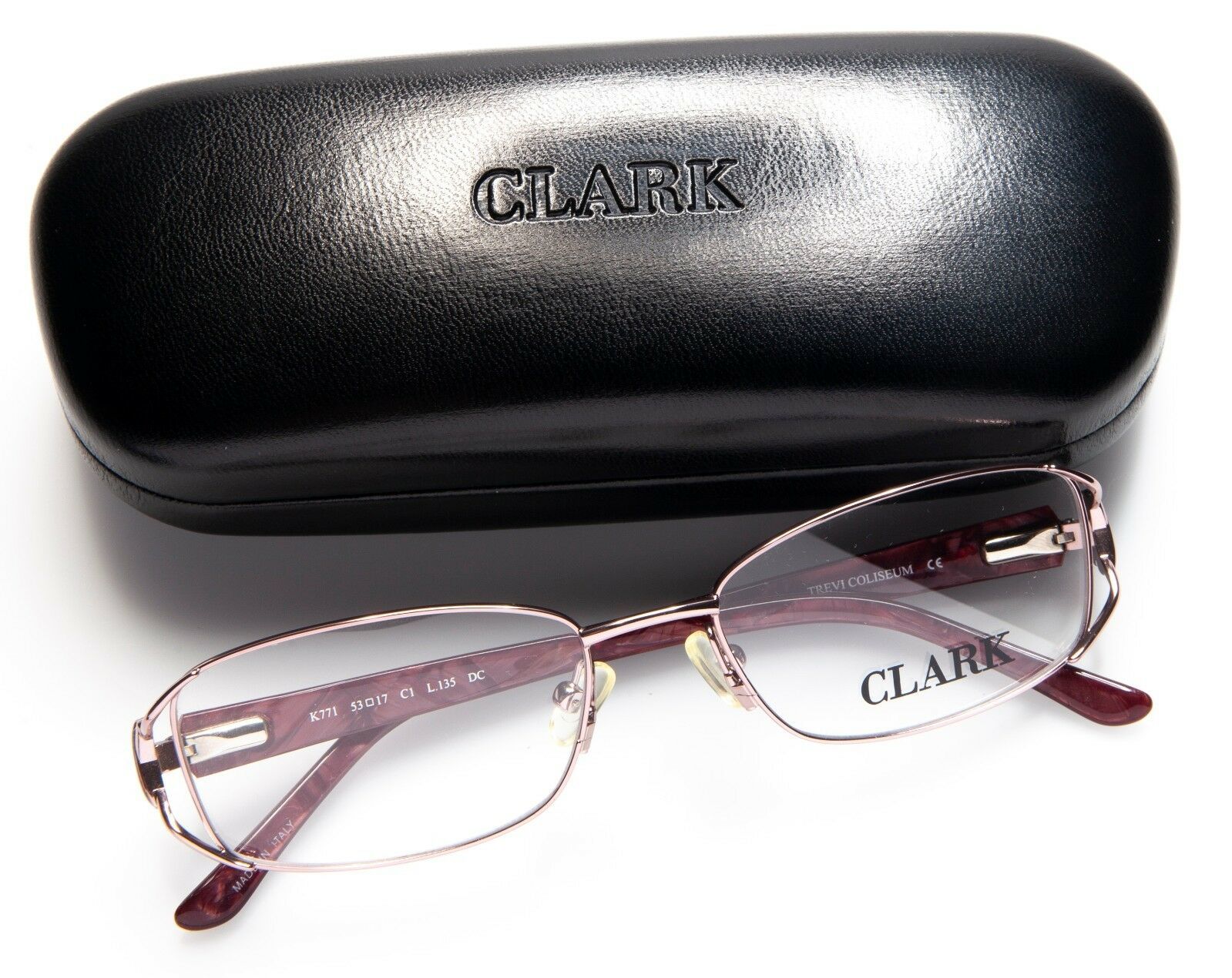 NEW CLARK TREVI COLISEUM K771 C1 DC ROSE EYEGLASSES FRAME 53-17-135 ...