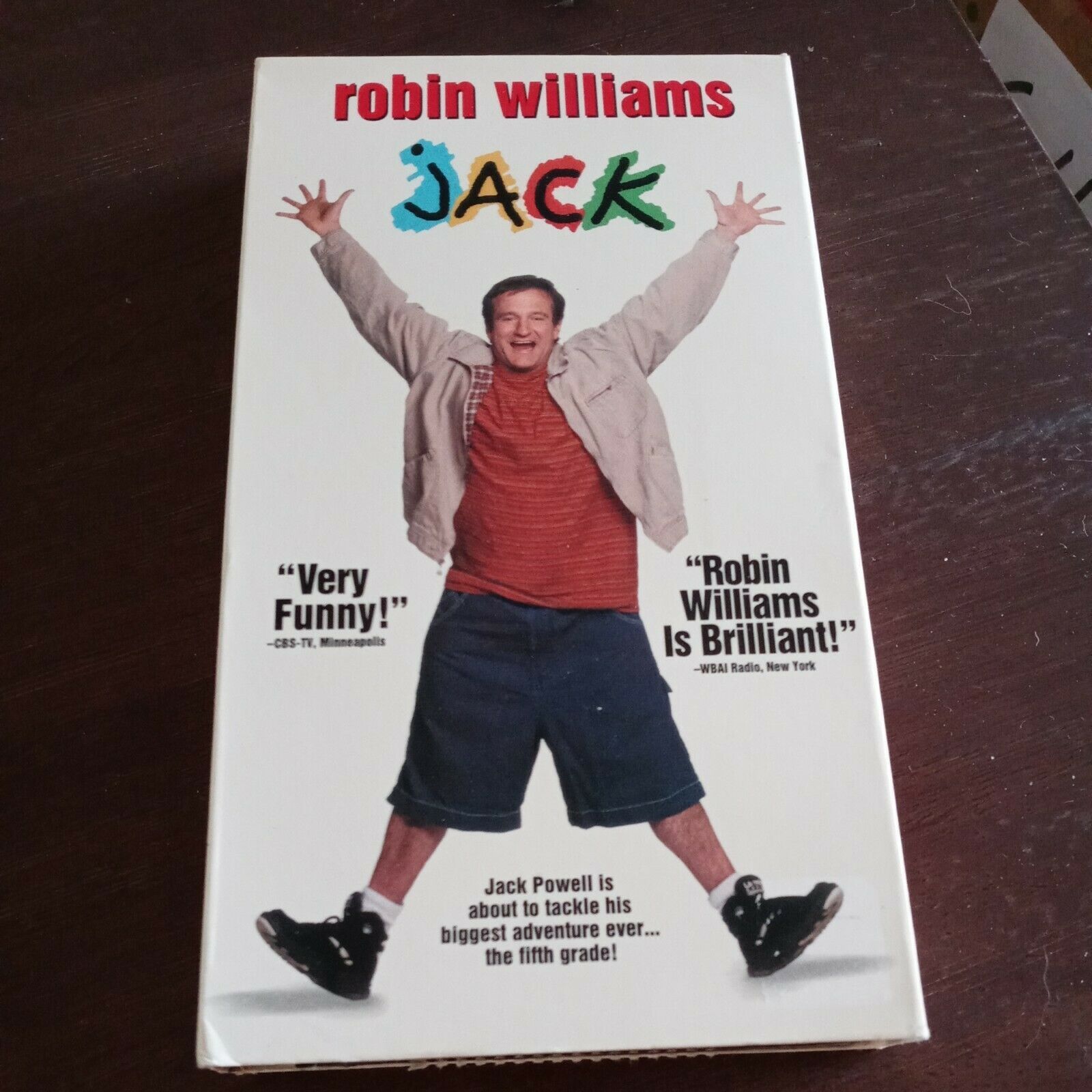 Jack VHS Comedy Featuring Robin Williams 1997 Hollywood Pictures Movie - VHS Tapes