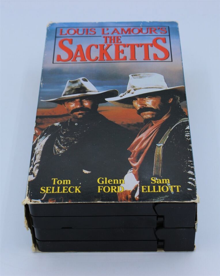 The Sacketts (VHS, 1991, 2-Tape Set) - Tom Selleck, Sam Elliot - VHS Tapes The Sacketts (VHS, 1991, 2-Tape Set) - Tom Selleck, Sam Elliot - VHS Tapes