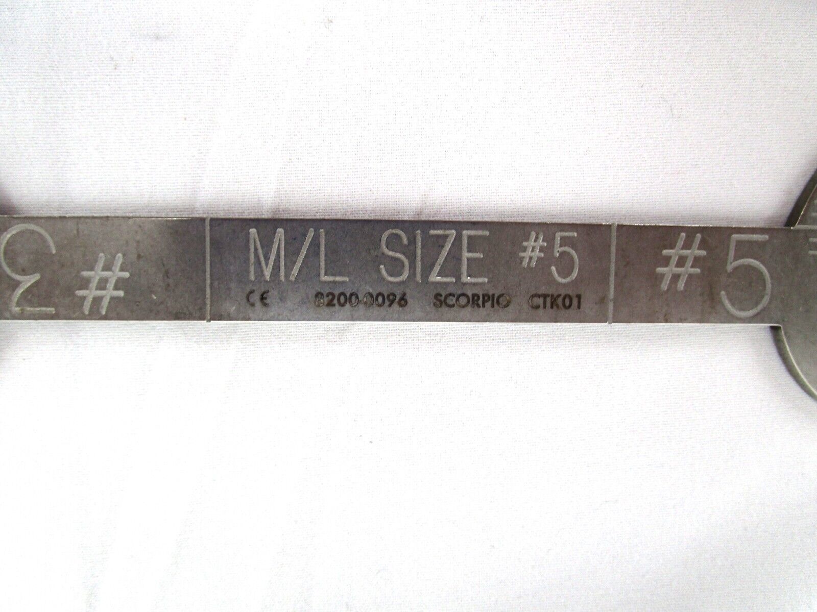 Stryker Osteonics Scorpio Distal Femoral Sizing Template Knee ...
