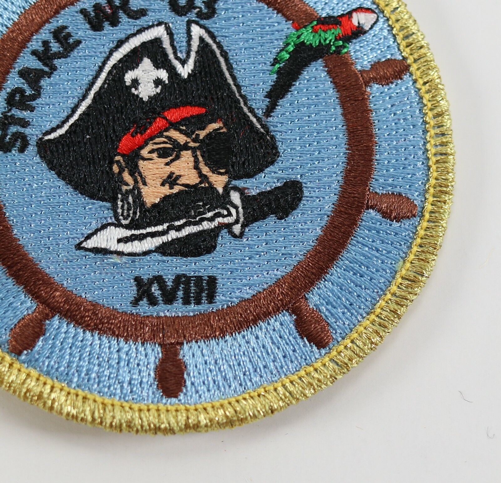 Vintage 2003 Strake WC Pirate Ship Wheel XVIII BSA Boy Scout America ...