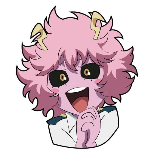 Mina Ashido MHA Cool Vinyl Decal Sticker UV & Water Proof Gift Laptop ...