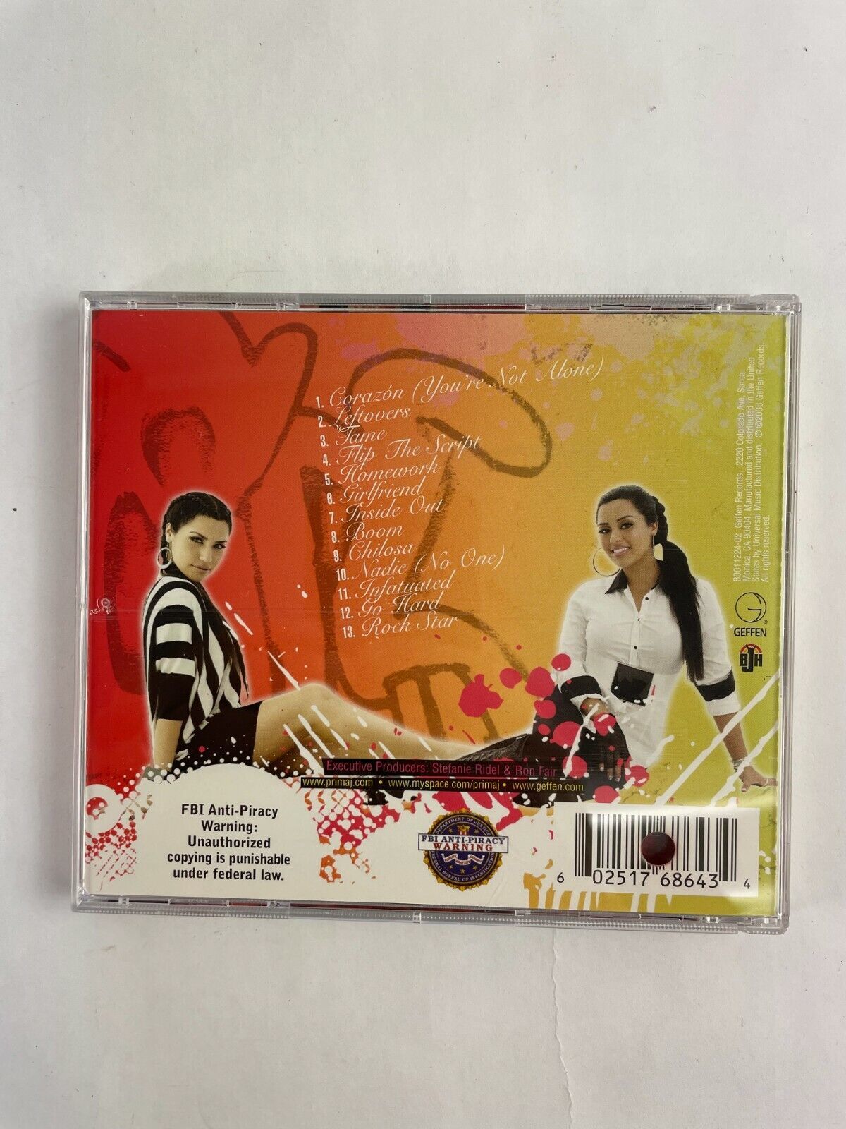 Prima J corazon You're Not Alone Tame and Flip The Script Disc Q11 - CDs