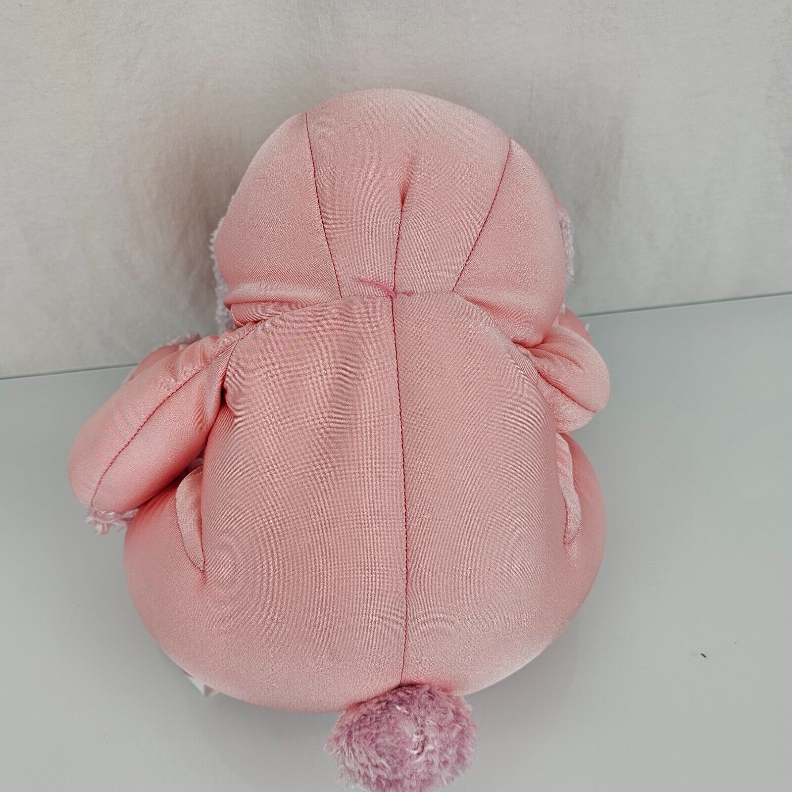 MOSHI PINK BUNNY MICROBEAD PLUSH FURRY EAR TUMMY BRENTWOOD ORIGINALS 12 ...