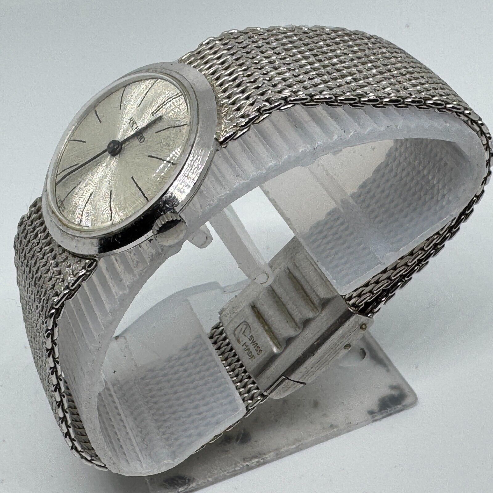 Vintage Richard Swiss Women Hand-Winding Mechanical Watch 3038 Silver ...