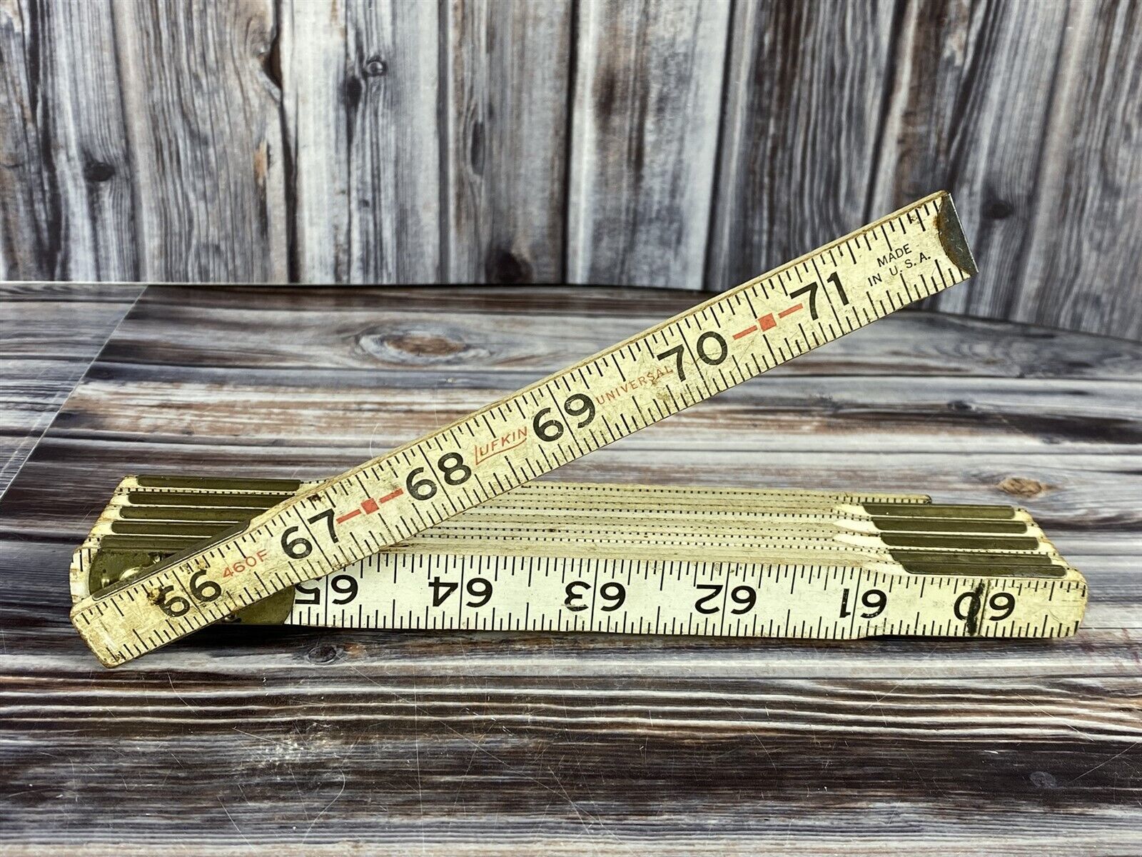 Vintage Lufkin Folding Ruler - 72" - Tight Joints - Measuring Stick ...