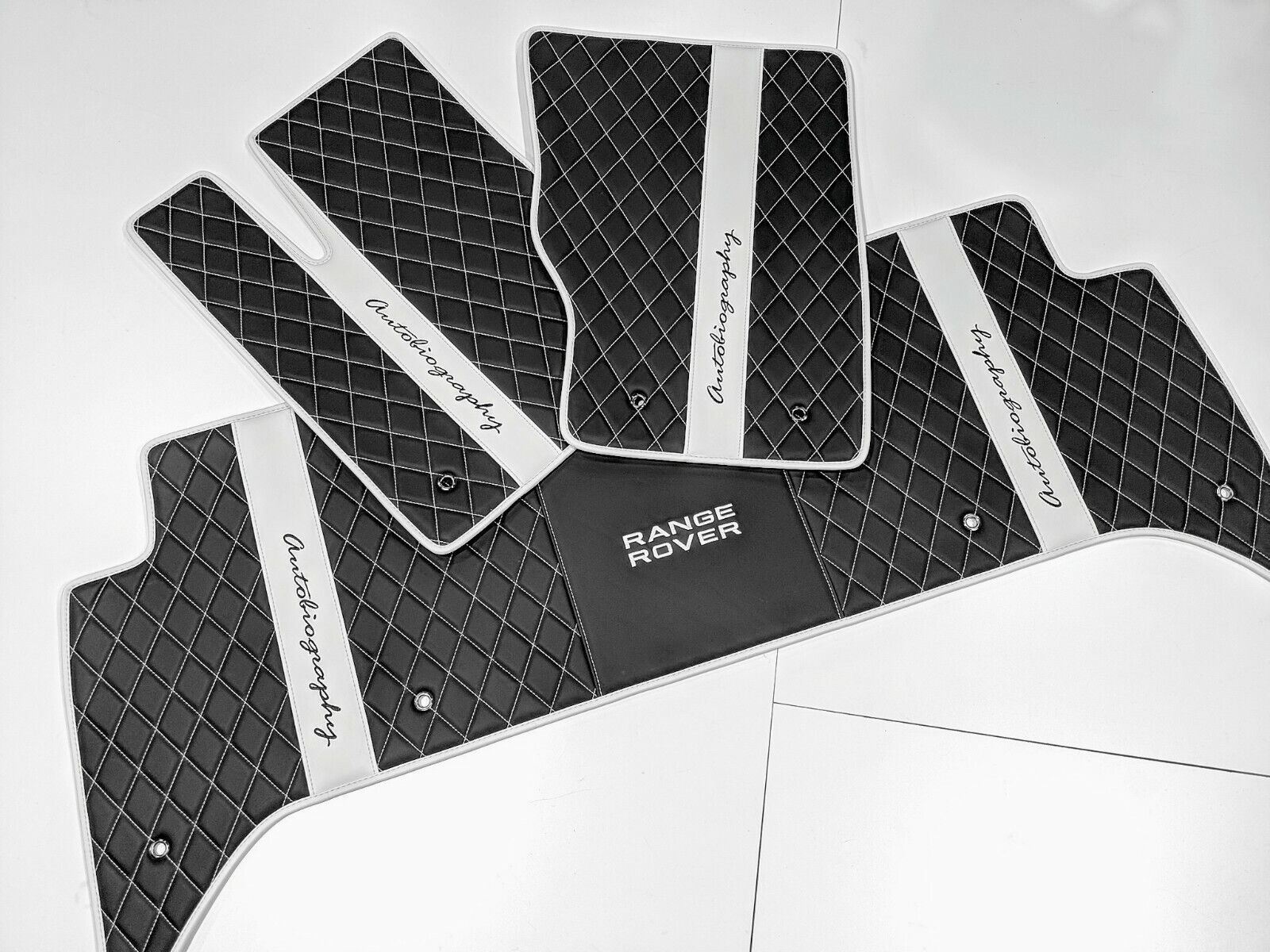 2019 Range Rover Autobiography Custom Eco Leather Floor Mats, Trunk ...