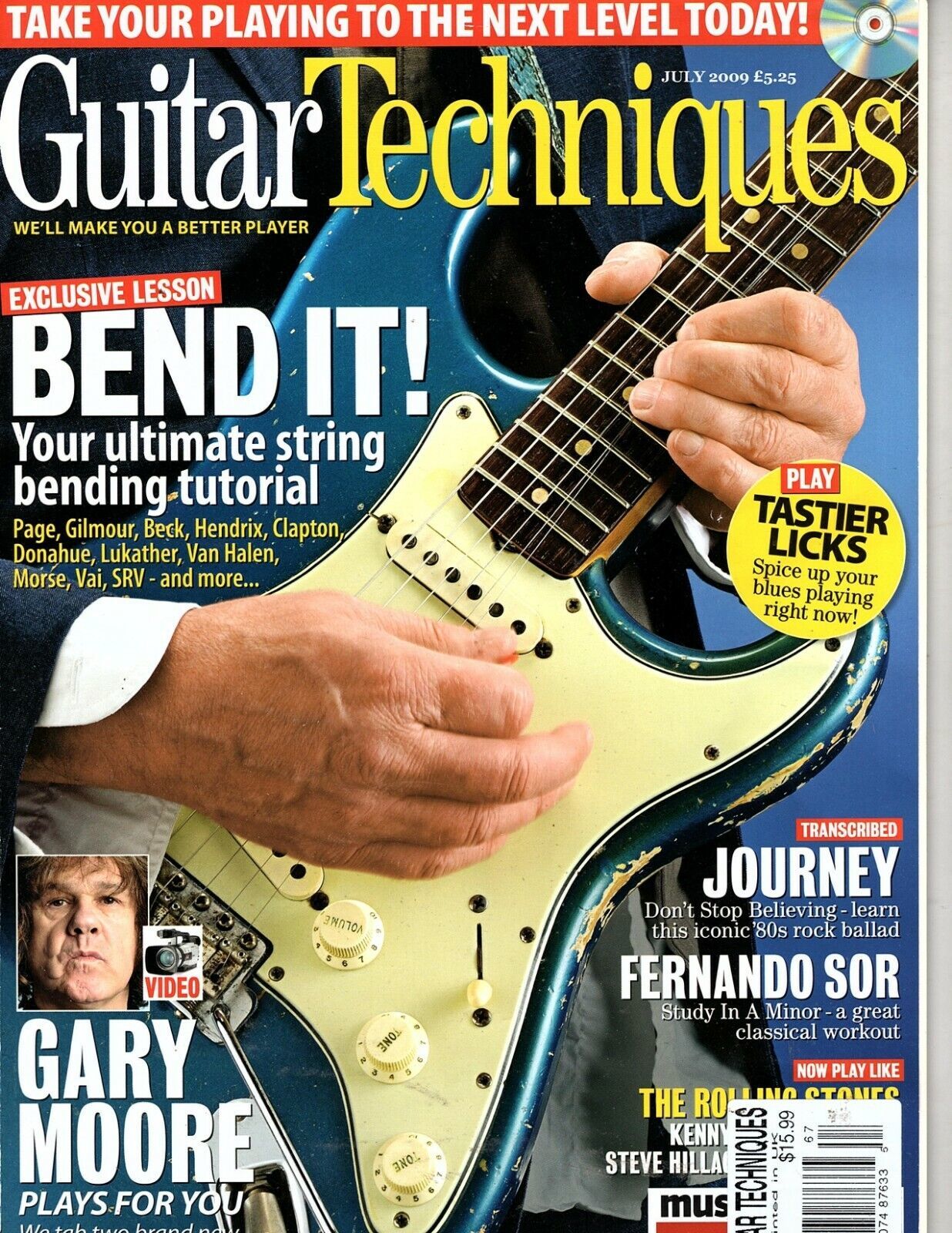 Guitar Techniques Magazine July 2009 - Bend It! Ultimate String Bending ...