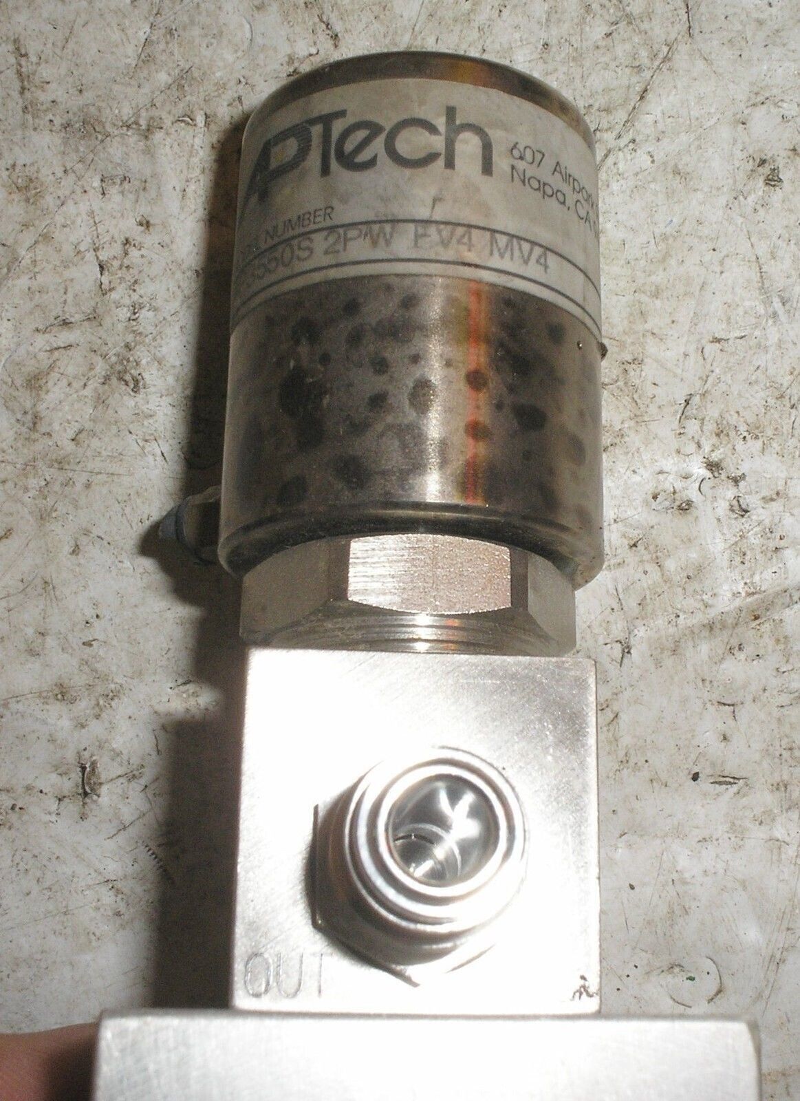 APTECH AP3550S 2PW FV4 MV4 DIAPHRAGM VALVE REGULATOR 250 PSI - Other ...