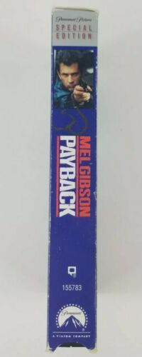 Payback VHS Special Edition Mel Gibson Maria Bello Movie - VHS Tapes