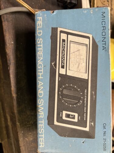 MICRONTA Field Strength and SWR Tester Radio Shack 21- 525B NEW - Meters