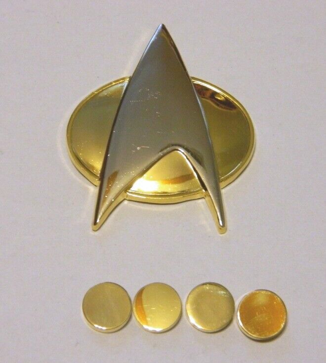 Star Trek: The Next Generation Captain Communicator and Rank Pips Pin ...