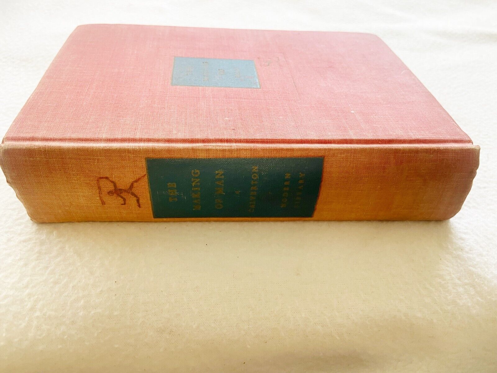 THE MAKING OF MAN An Outline of Anthropology Modern Library 1931 HC ...