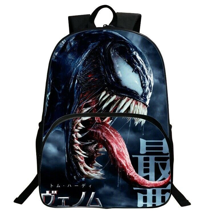 Marvel Venom 3D Printed Backpack Unisex Students School Bag Travel Bag ...