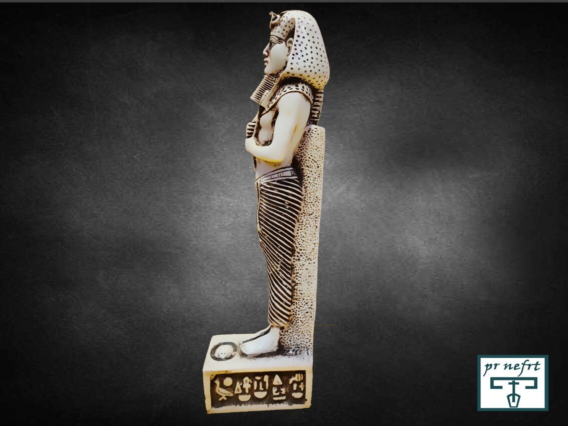 The unique statue of King Akhenaten, heavy solid stone made in Egypt ...