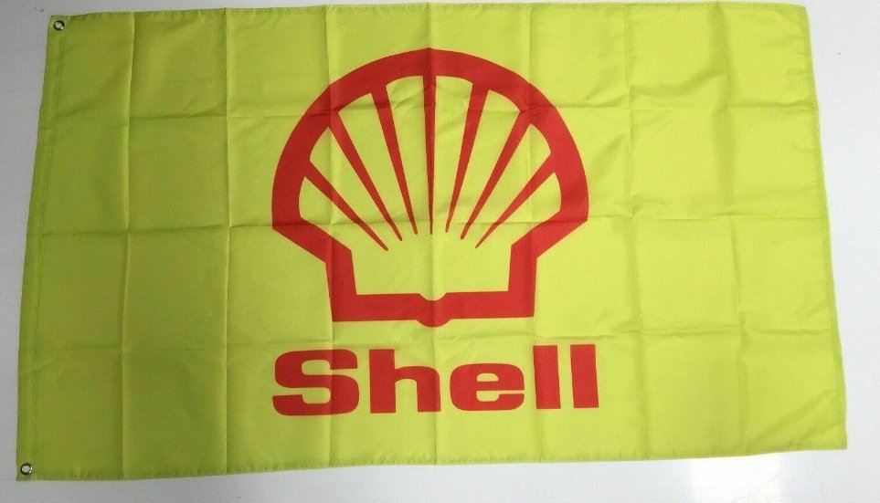 Shell Banner Flag - Car Rimula Series Engine Motor Oil Petrol Workshop ...