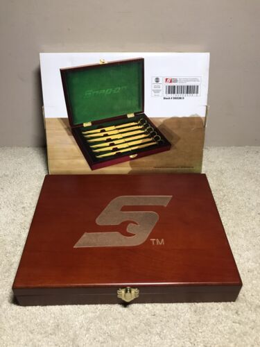 Snap On Box Wrench 6 Piece Steak Knife Set Collectors Box Gold Color ...