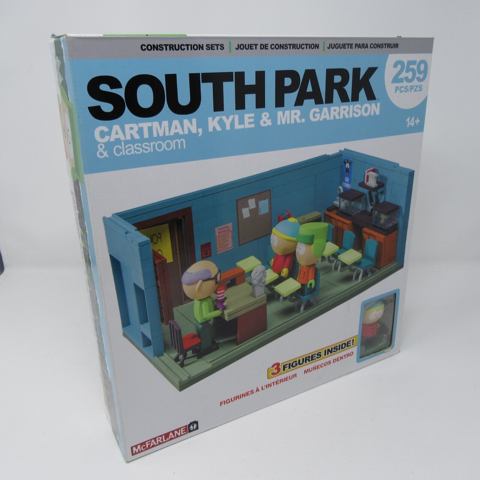 McFarlane Toys South Park Classroom Construction Set Cartman Kyle ...
