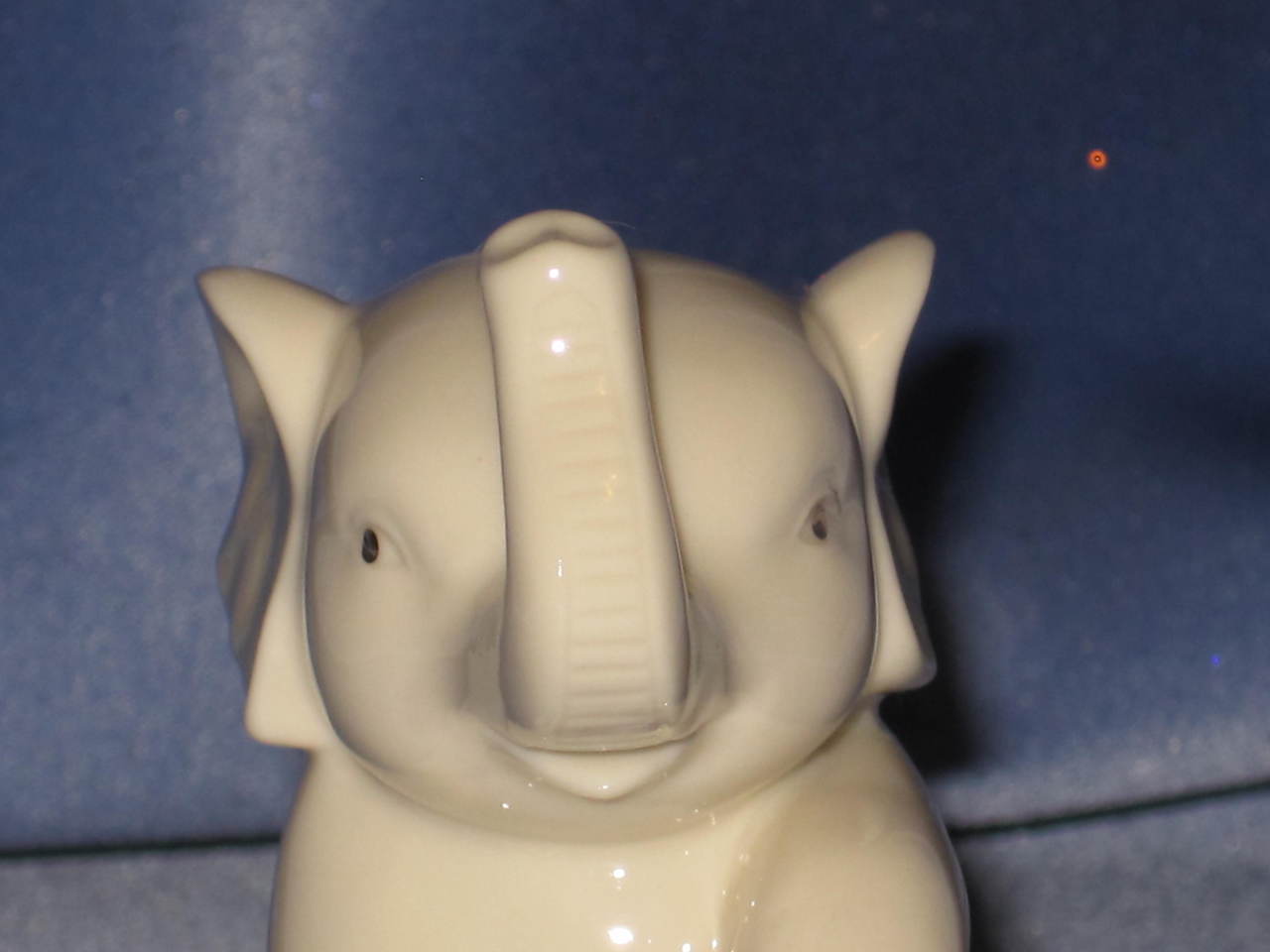 Miniature Sitting Elephant Figurine by Lenox. - Figurines