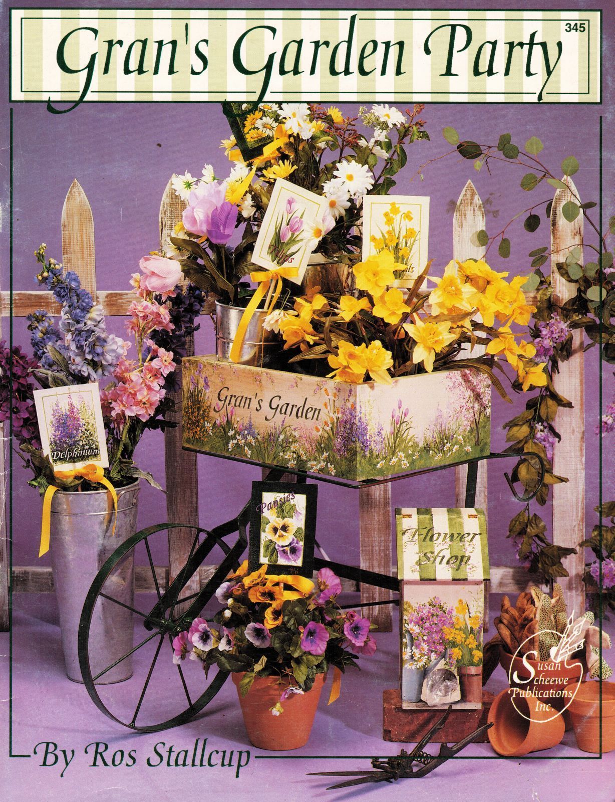 Tole Decorative Painting Gran's Garden Party Ros Stallcup Floral Book ...