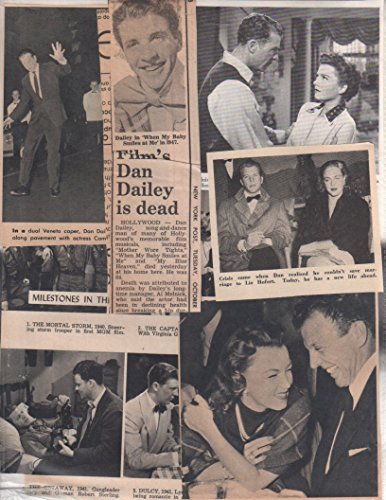 Dan Dailey original clipping magazine photo lot #Q5463 - Comics ...