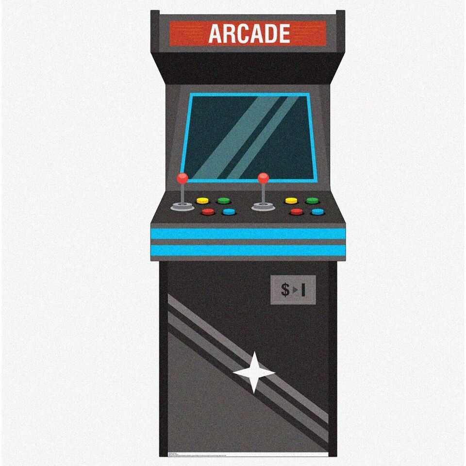 Arcade Adventure Standee: Life-Size Game Cutout for Immersive Fun! - Other