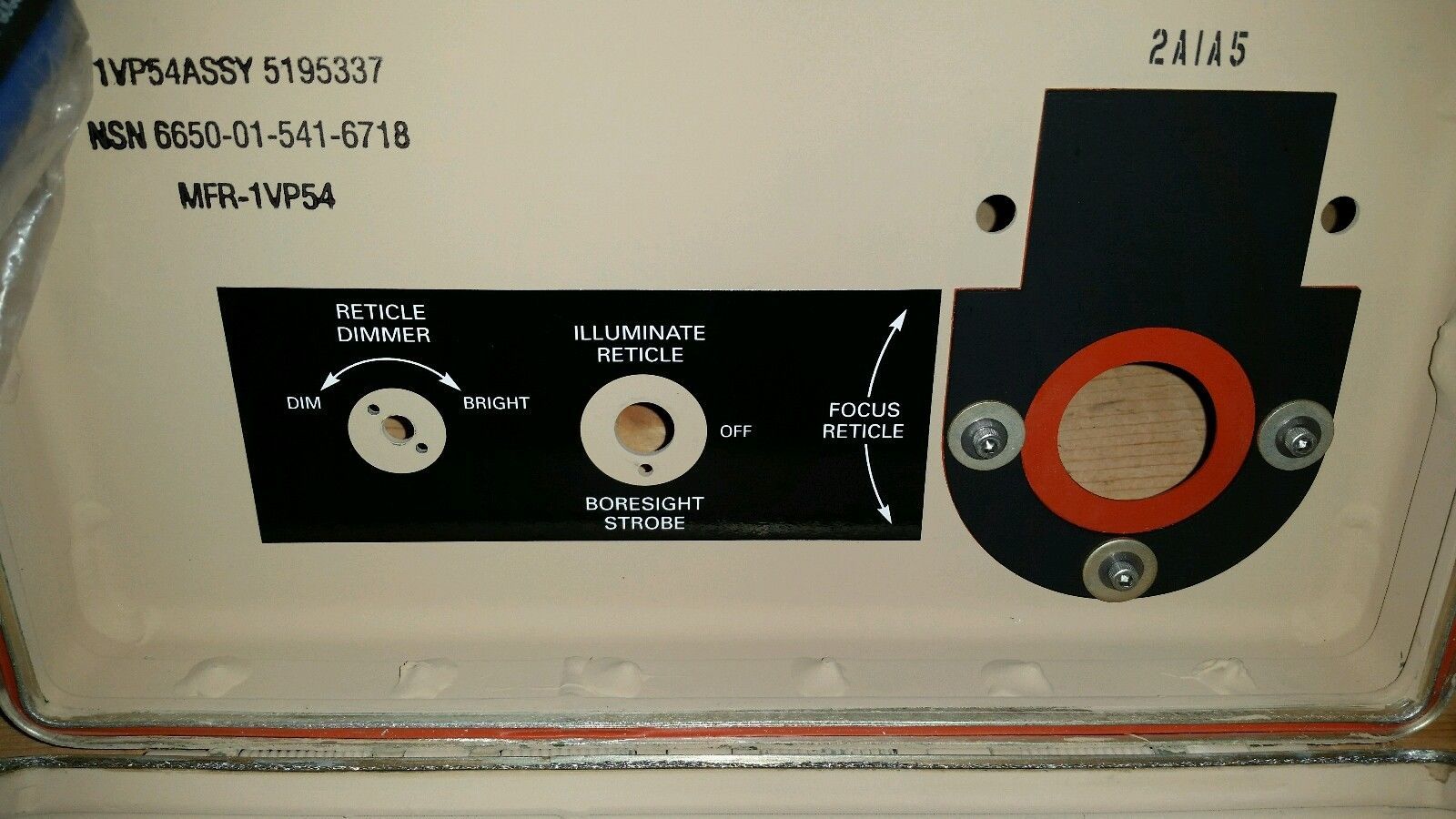 New Military Bore sight Case,optical Instrument strobe/dimmer Thales ...