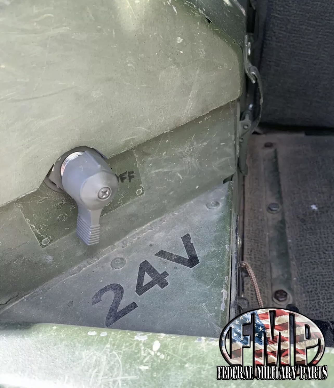 24v Military Master Battery Kill Switch - Green - Steel - Universal ...