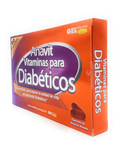 ANAVIT Vitamins for Diabetics / Vitaminas para diabeticos Box 30 ...