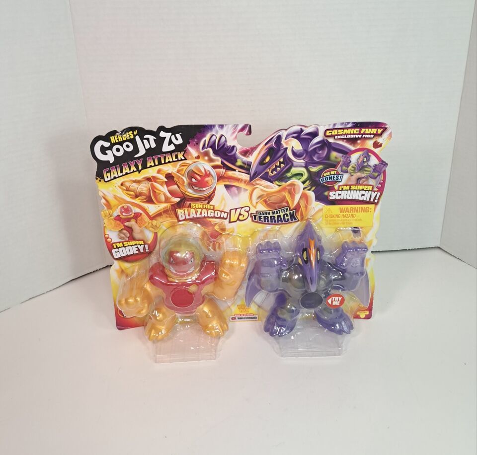 Heroes of Goo Jit Zu Galaxy Attack Versus Pack Sun Fire Blazagon vs ...