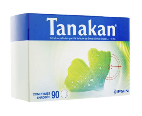 TANAKAN Ginkgo Biloba Extract 90 Tablets 40mg Original Memory Attention ...