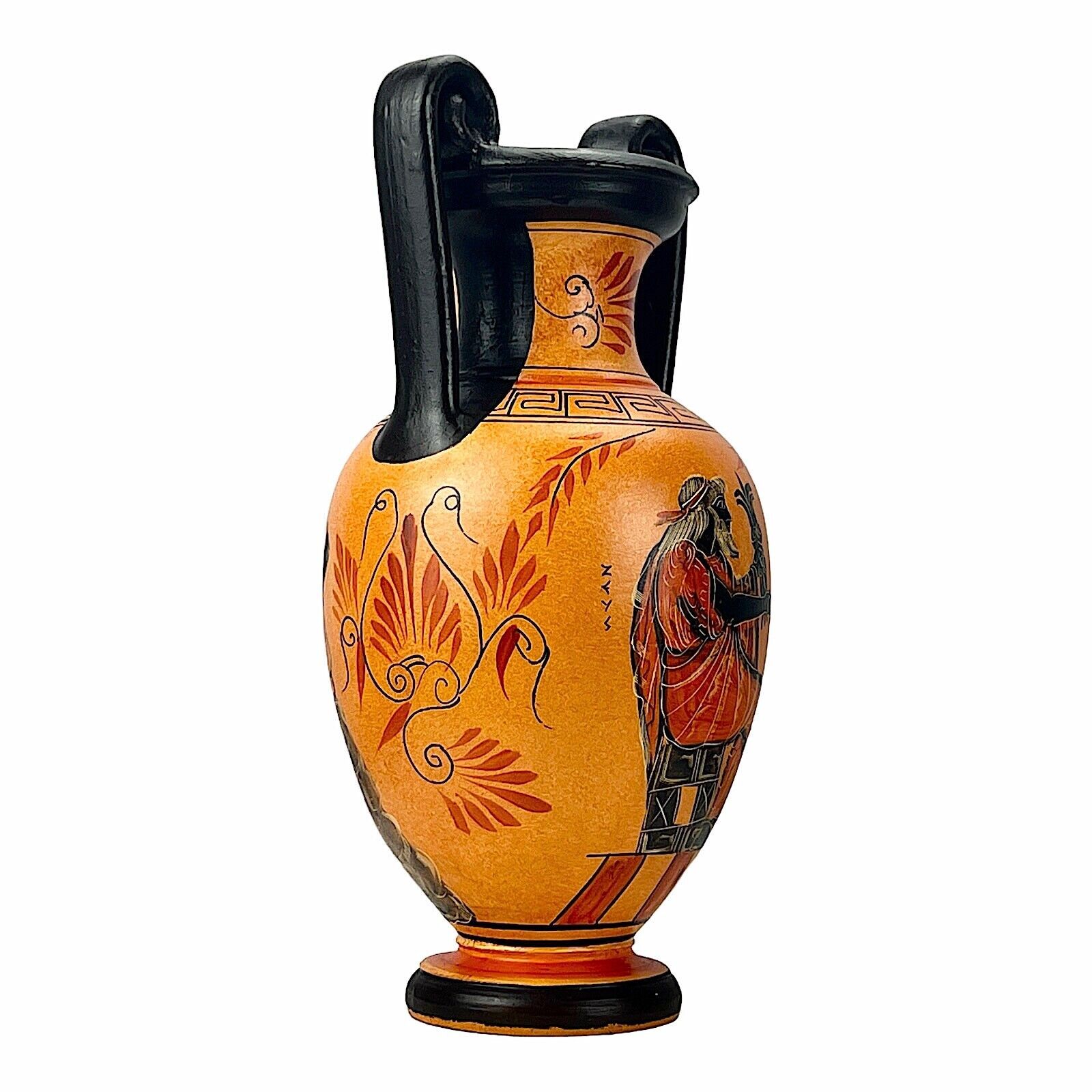 Greek Goddess Aphrodite & God Hermes Vase Pot Ancient Greek Ceramic ...