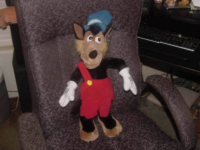 24" Disney BIG BAD WOLF Plush Toy Mint With Tags From The Three Little ...