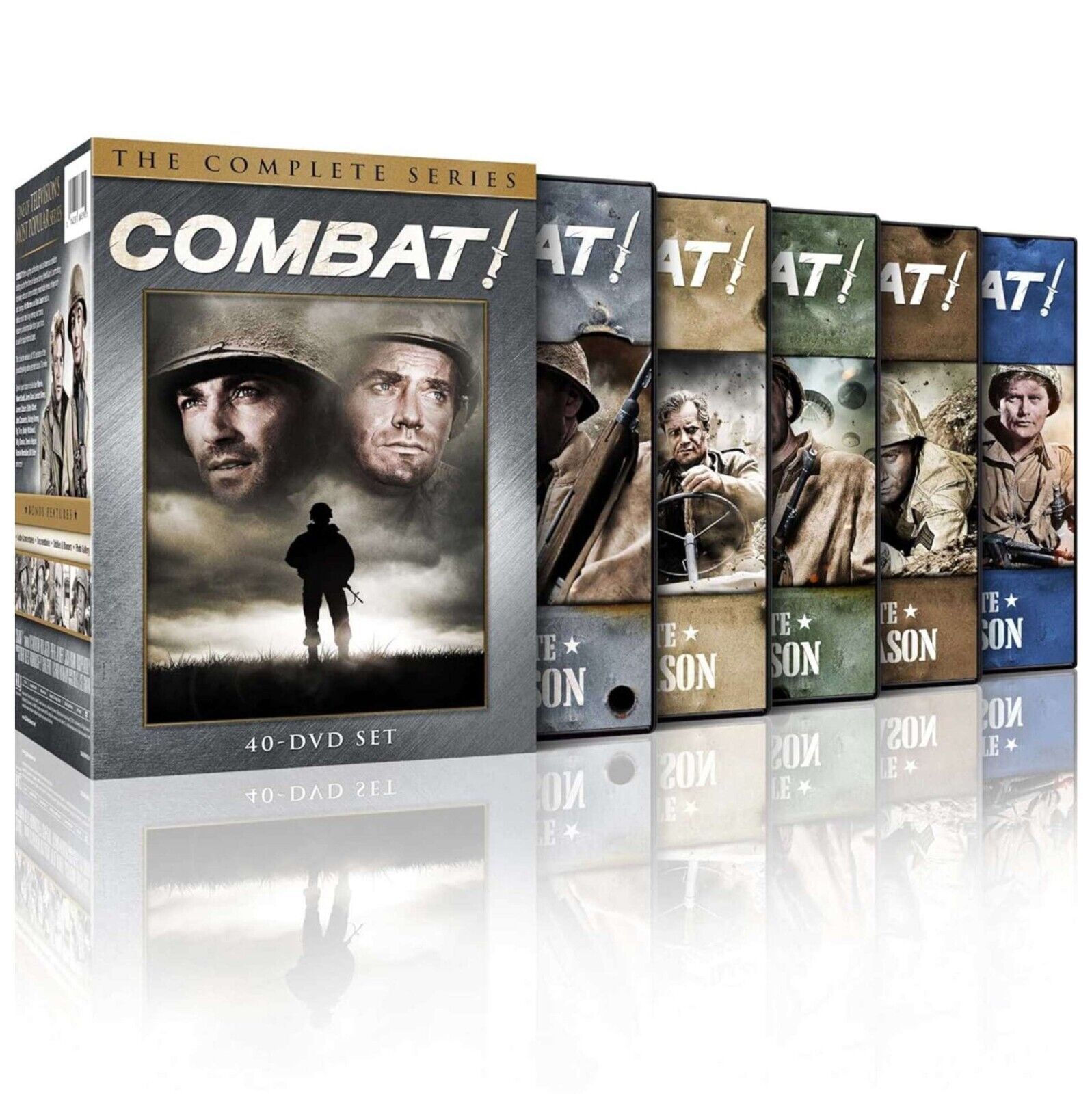 COMBAT the Complete Series Seasons 1-5 - (DVD 40 Disc Box Set) 1 2 3 4 ...