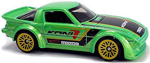 Hot Wheels - Mazda RX-7: '19 HW Speed Graphics #2/10 - #167/250 *Green ...