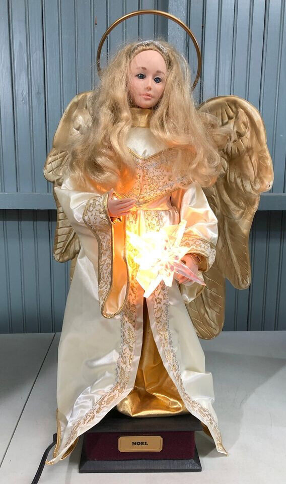 Christmas Angel Holiday Creations Animated Lighted Decor 24" VIDEO ...