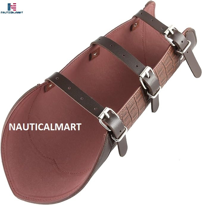 Leather Gauntlet Wristband Medieval Arm Armor Viking Arm Guards Bracers ...