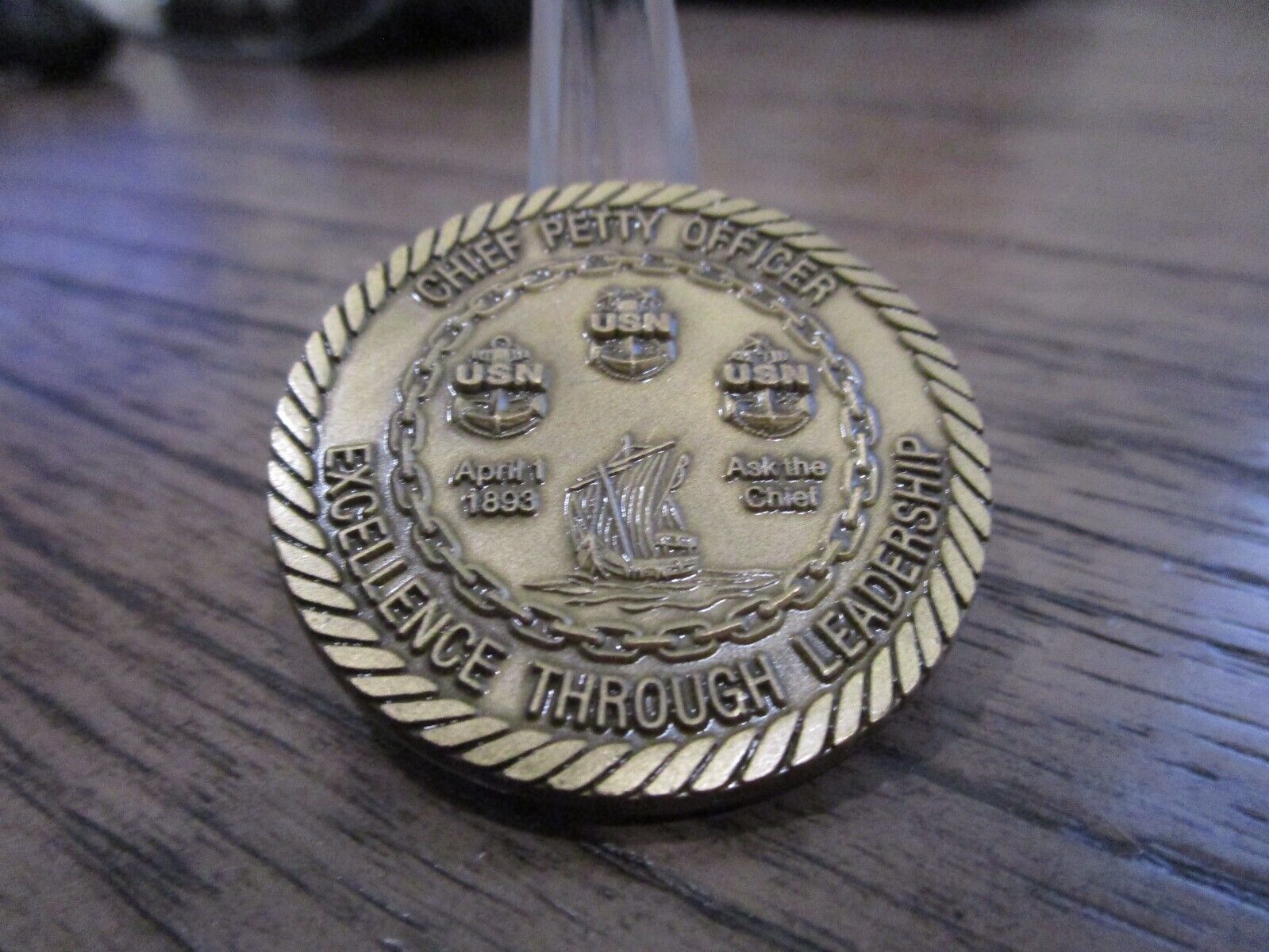 USN Strike Fighter Squadron VFA-131 WILDCATS CPO Challenge Coin #504T ...