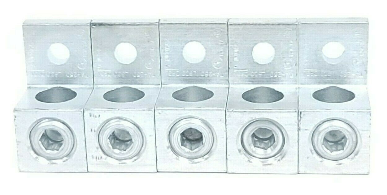 LOT OF 5 NEW ILSCO D831 LUGS TA-250 - Everything Else