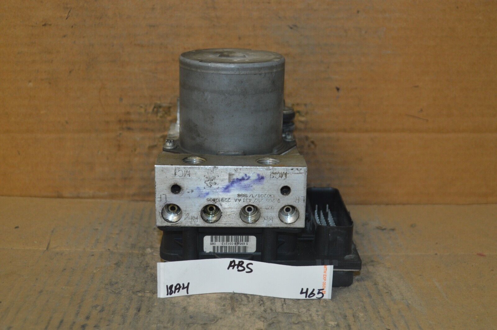 09-12 Chevrolet Suburban ABS Pump Control OEM 22910905 Module 465-18A4 ...