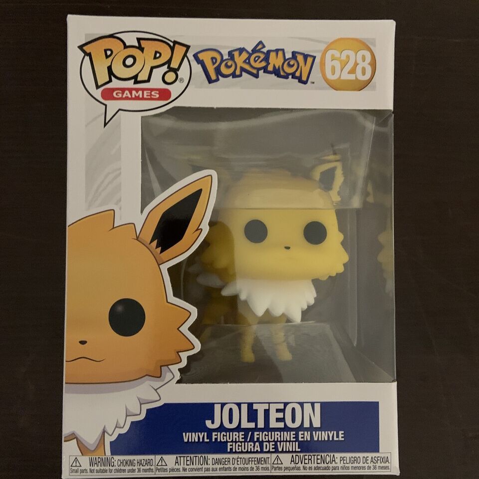 Funko Pop Games Pokemon 628 Jolteon Figure 05468 Eevee Evolution ...