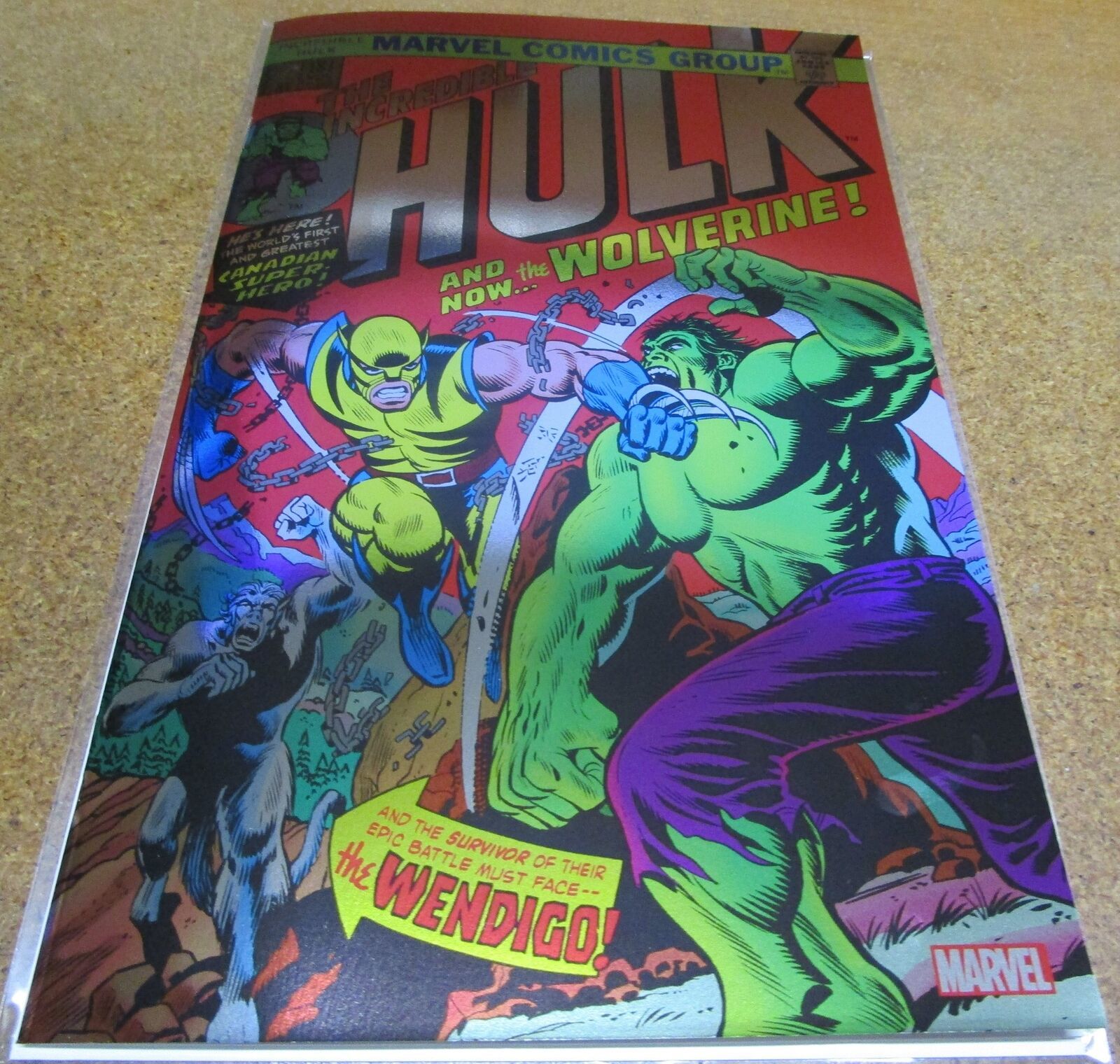 INCREDIBLE HULK 181 FACSIMILE EDITION FOIL VARIANT [NEW PRINTING ...
