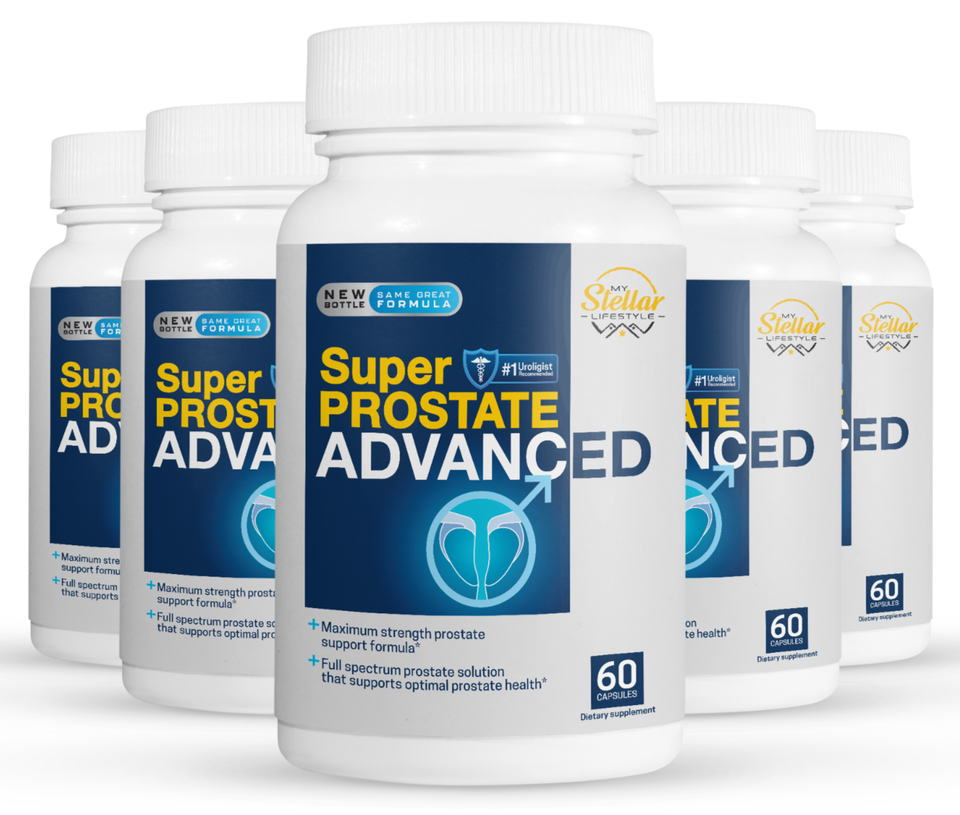 5 Pack Super Prostate Advanced, maximum prostate support-60 Capsules x5 ...