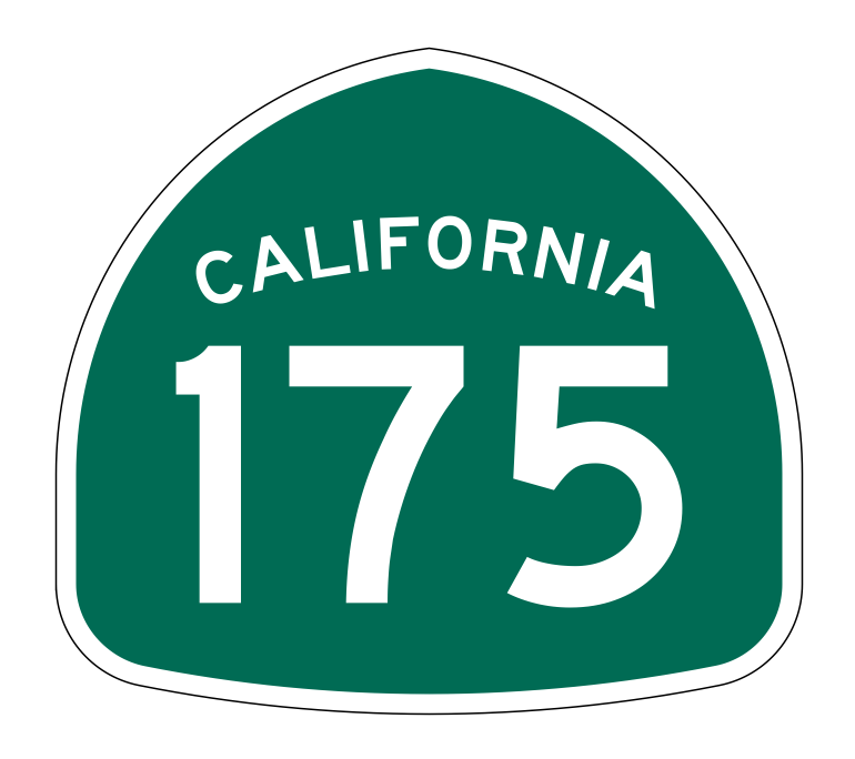 California State Route 175 Sticker Decal R1244 Highway Sign - Decals ...